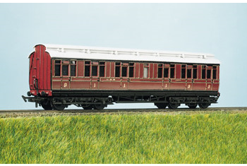 Parkside Models (EX Ratio 722) - LMS (ex MR) Clerestory Composite Coach