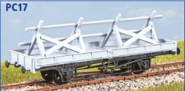 Parkside Models PC17 - LNER 21 Ton Trestle Wagon - Decals Included
